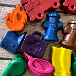 Personalized Fireman Mini Color Packs - Firetruck Crayons for Kids ...