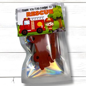 Firetruck Crayons - Ideal Kids Party Favors for Firefighter-themed ...