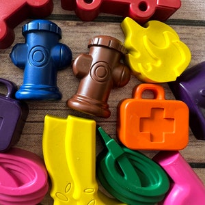 Personalized Fireman Mini Color Packs - Firetruck Crayons for Kids ...