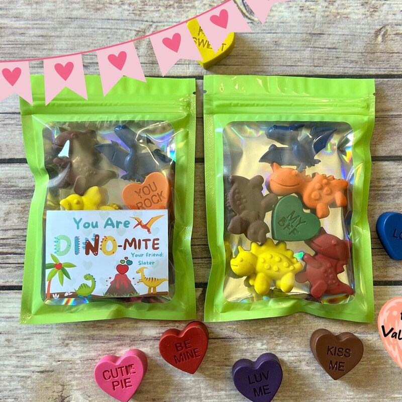 Dinosaur Valentine - Etsy