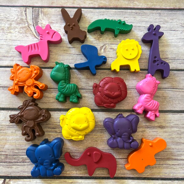 Animal Crayons - Etsy