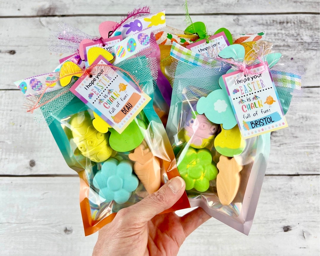 Easter Chalk. Easter Basket Stuffers. Kids Easter Gifts. Bunny Chalk ...