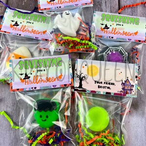 Personalized Halloween Squishies: Perfect for Classroom Gifts and ...