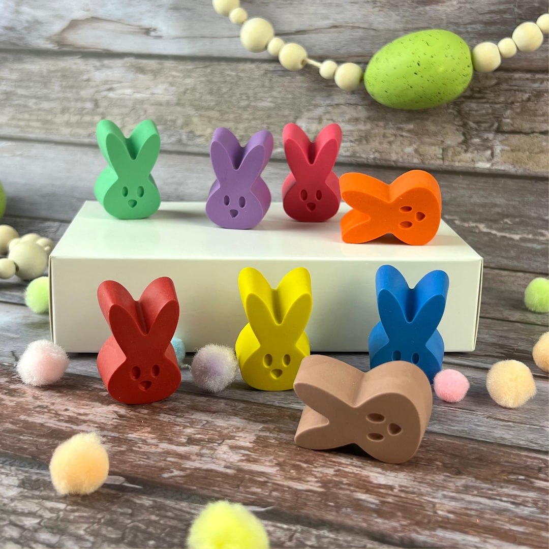 Easter Shaped Crayons: Festive Easter Basket Stuffers, Class Favors ...