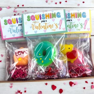 Personalized Squishy Valentines Cards - Set of 12 - Ideal for Class ...