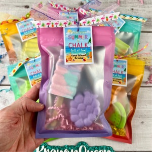 Personalized Summer Chalk Set - Popsicle Theme - Perfect for Kids ...