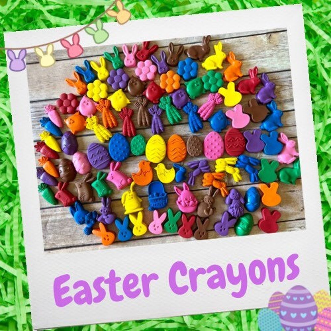Easter Crayon Favors. Easter Basket Stuffers. Easter Egg Hunt. Thank ...