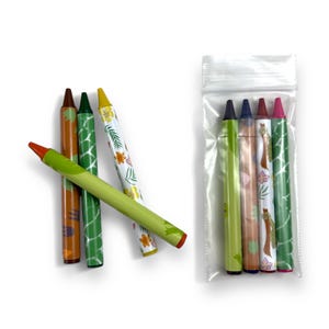 Personalized Reptile Mini Color Packs - Frog and Turtle Crayons ...