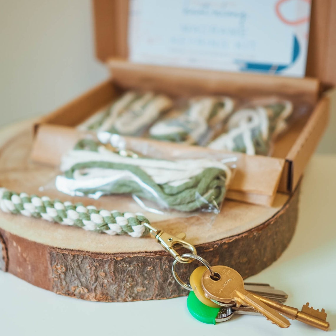 DIY Macrame Keyring Kit - Etsy UK
