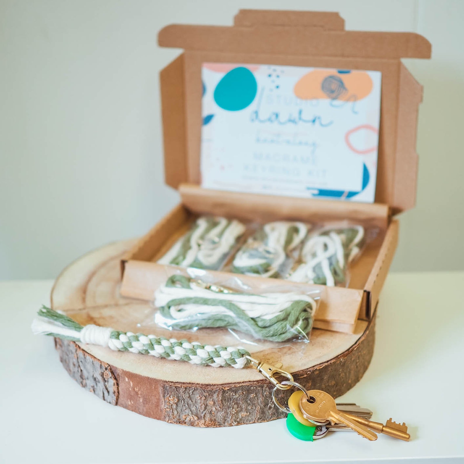 DIY Macrame Keyring Kit - Etsy UK