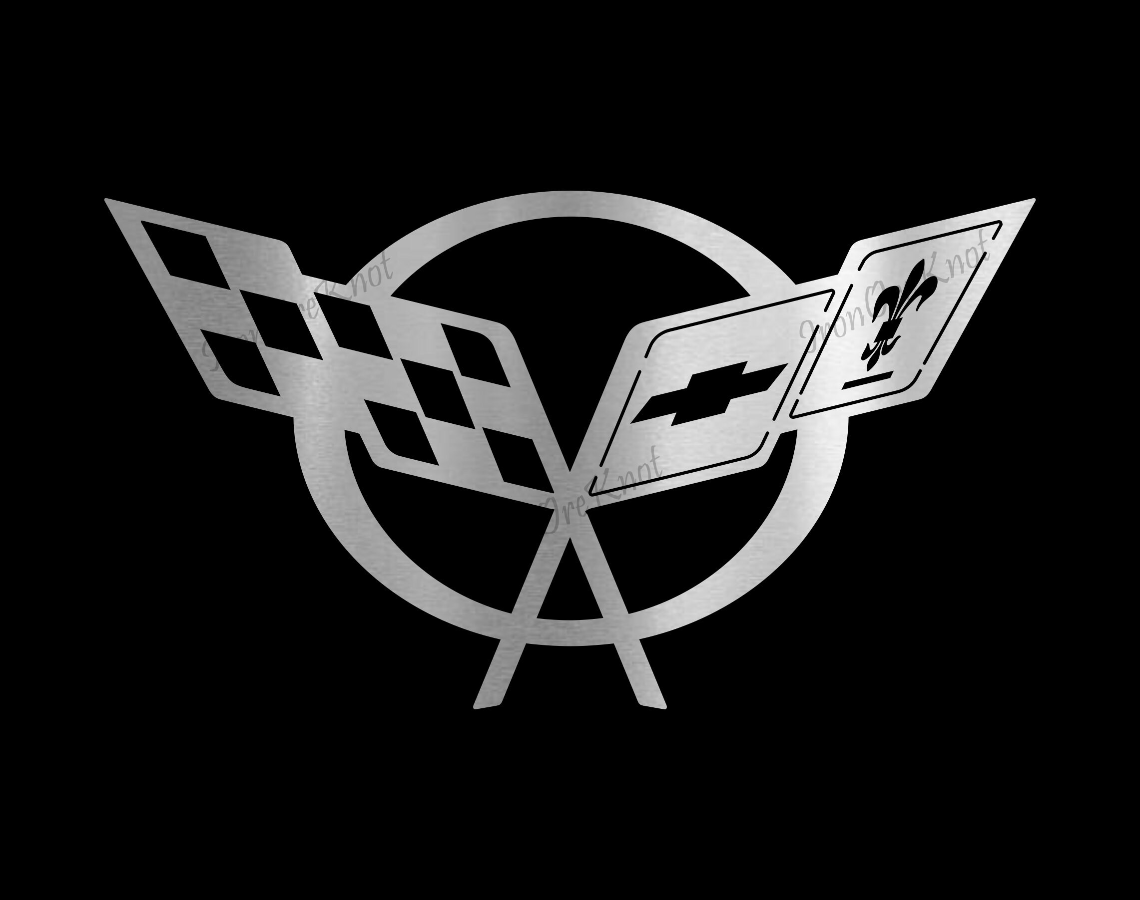 Corvette Racing Metal Art SVG DXF Files Plasma Vinyl. 2 Svg's and 2 Dxf ...