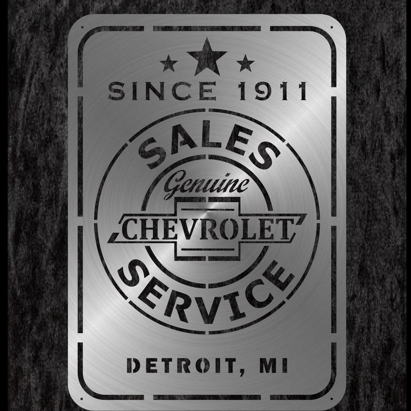 Chevrolet Sign - Etsy
