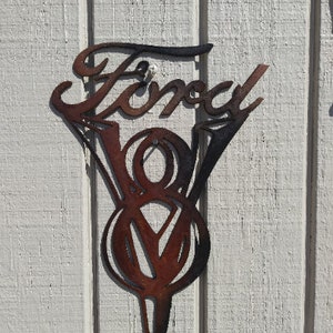 Digital File SVG DXF FORD V8 Old School Sign Emblem Flathead Era ...