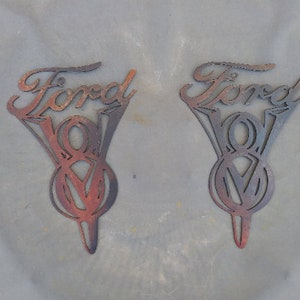 Digital File SVG DXF FORD V8 Old School Sign Emblem Flathead Era ...