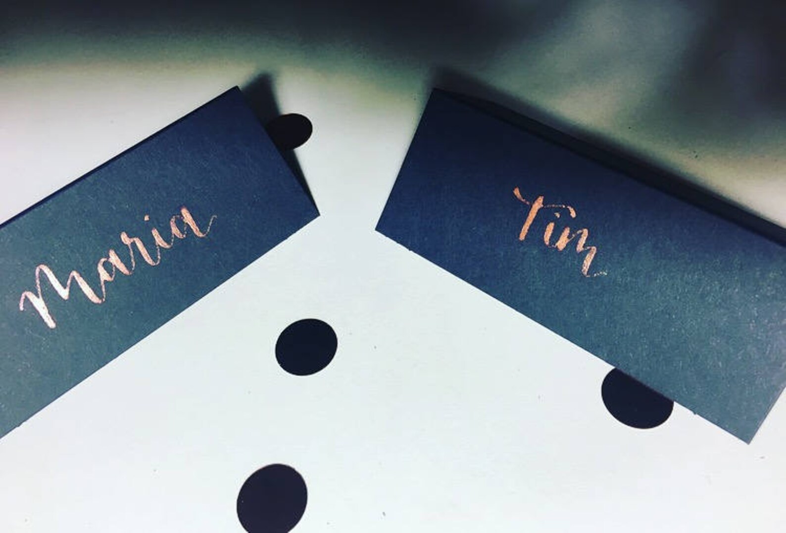 Navy Blue Name Cards Place Cards Place Setting Name Cards - Etsy