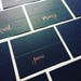 Navy Blue Name Cards Place Cards Place Setting Name Cards - Etsy