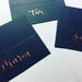 Navy Blue Name Cards Place Cards Place Setting Name Cards - Etsy