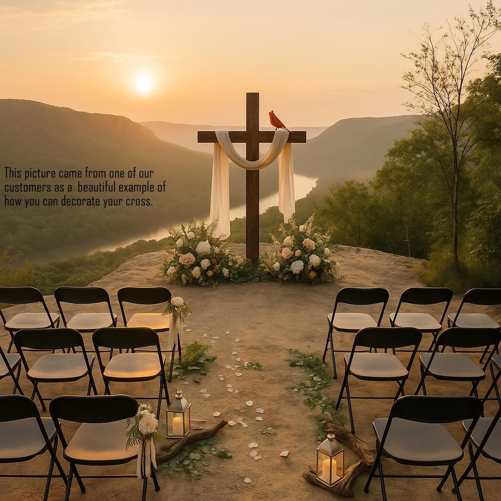 Extra Large Wooden Cross: 6 Ft Wedding Church Decor, USA Made - Etsy