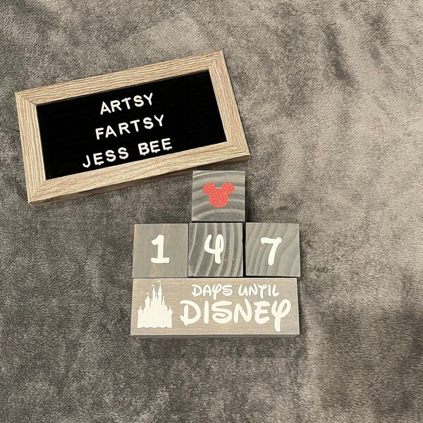 Countdown Blocks - Etsy