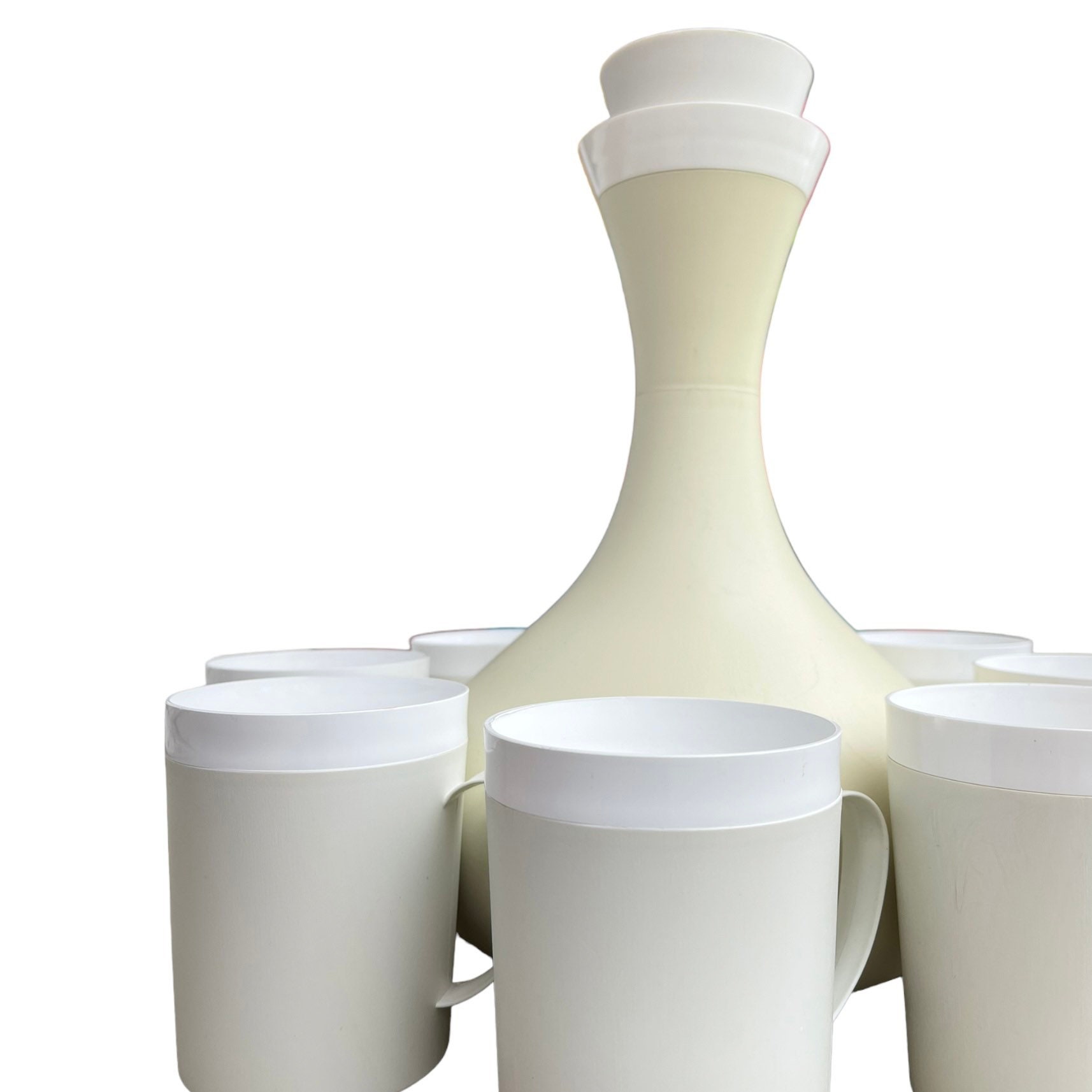 Vintage 1960s Mid Century Modern Therm Ware Carafe With Set - Etsy