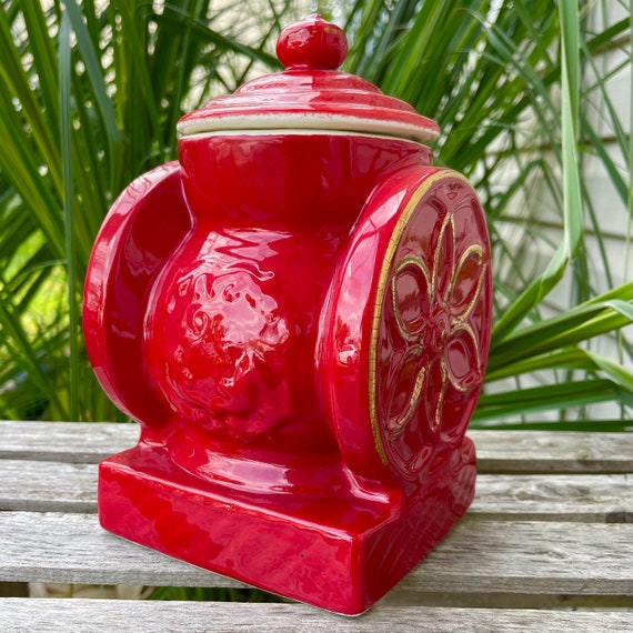 Vintage 1960s/70s Mid Century House of Webster Deep Red - Etsy