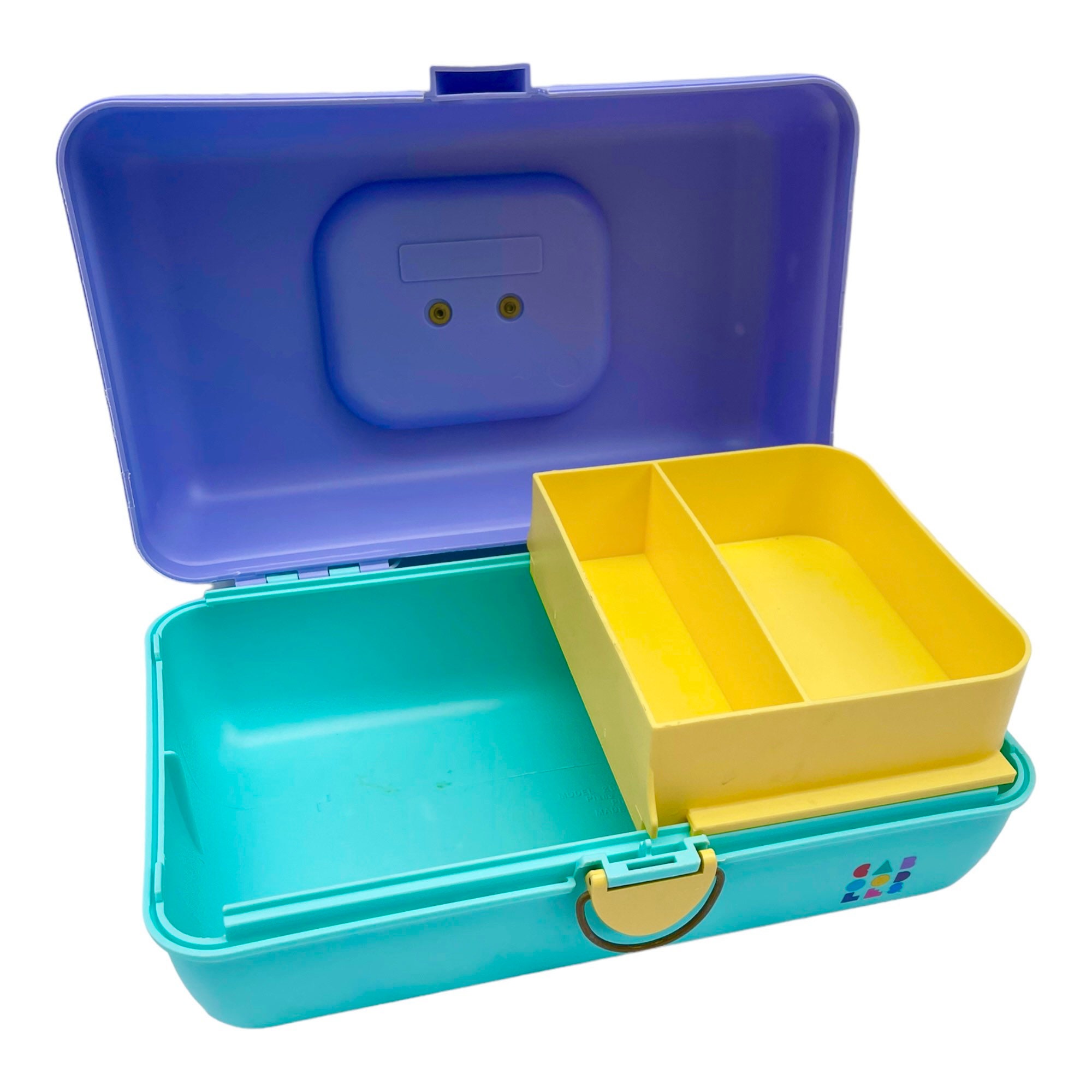 Vintage 1990s Caboodles Purple Yellow and Green Portable - Etsy