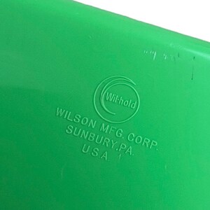 Vintage, 1970s Mod Green Wilson Sewing, Crafting and Thread Storage ...