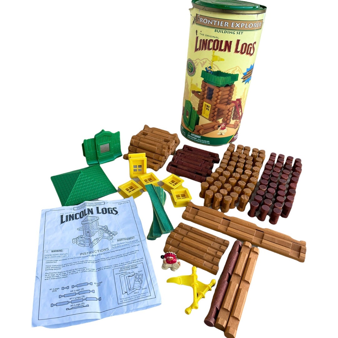 Vintage Y2K, Frontier Explorer Building Set, the Original Lincoln Logs ...