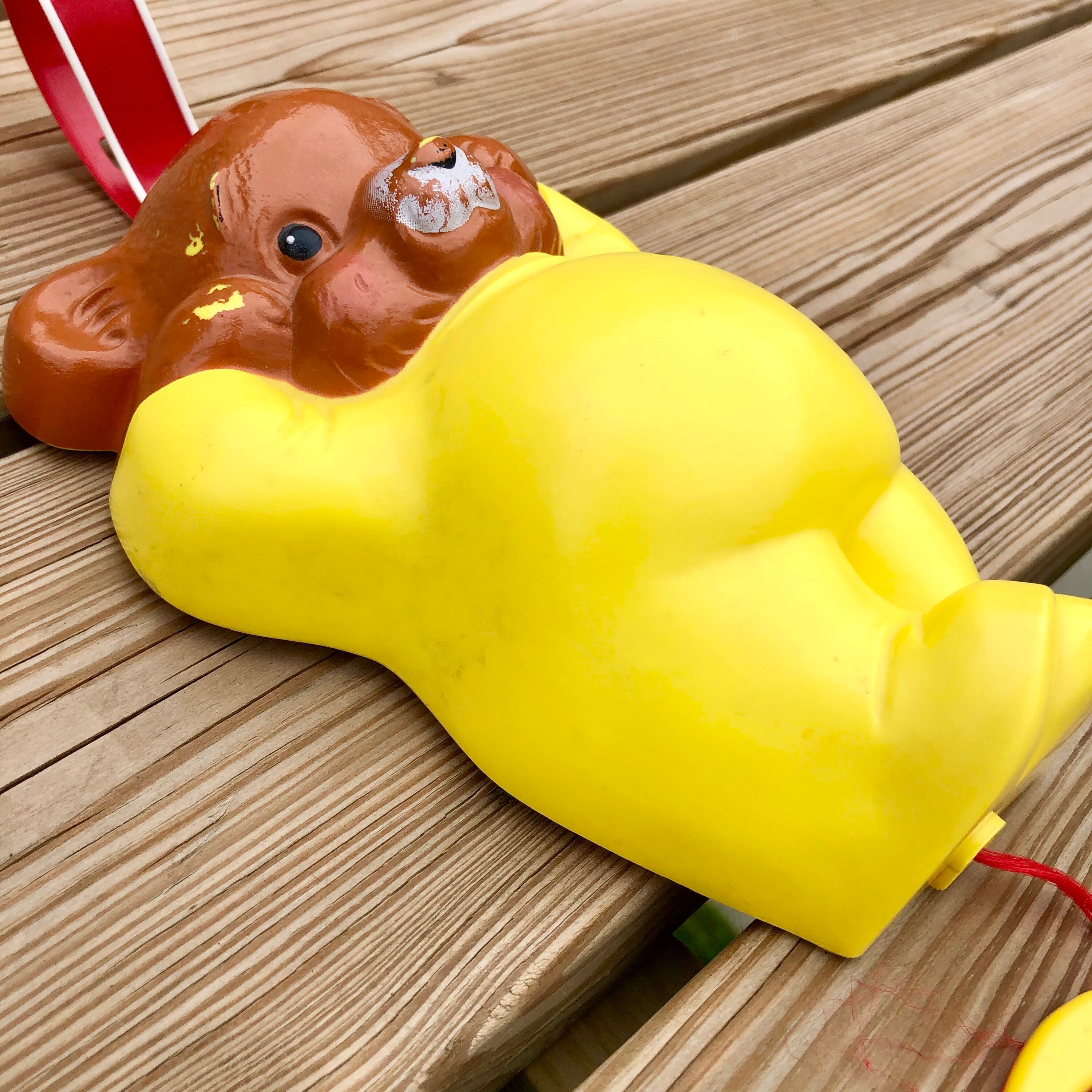 Vintage 1981 Fisher Price Pull String Music Box Teddy Bear | Etsy