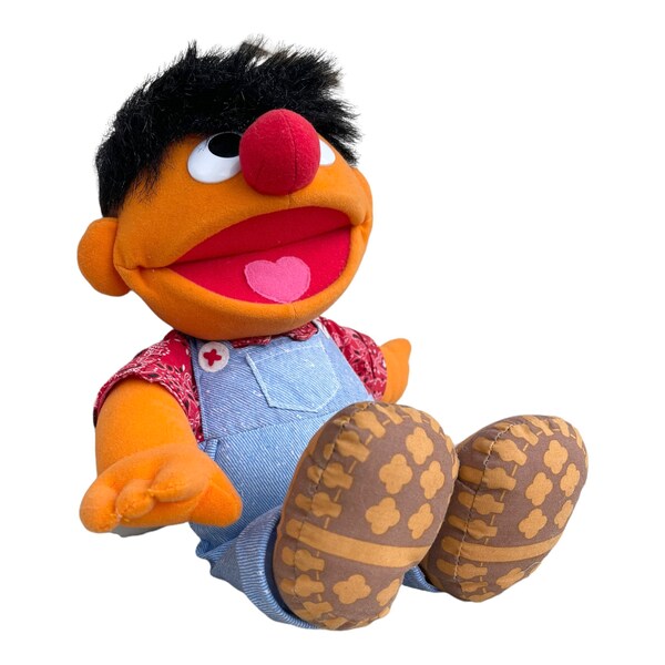 Tyco Sesame Street Talking Farmer Ernie Plush - Etsy