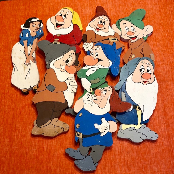 Vintage Seven Dwarfs - Etsy