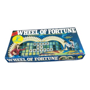 Vintage 1985 Wheel of Fortune Second Edition Pressman Board Game in Its ...