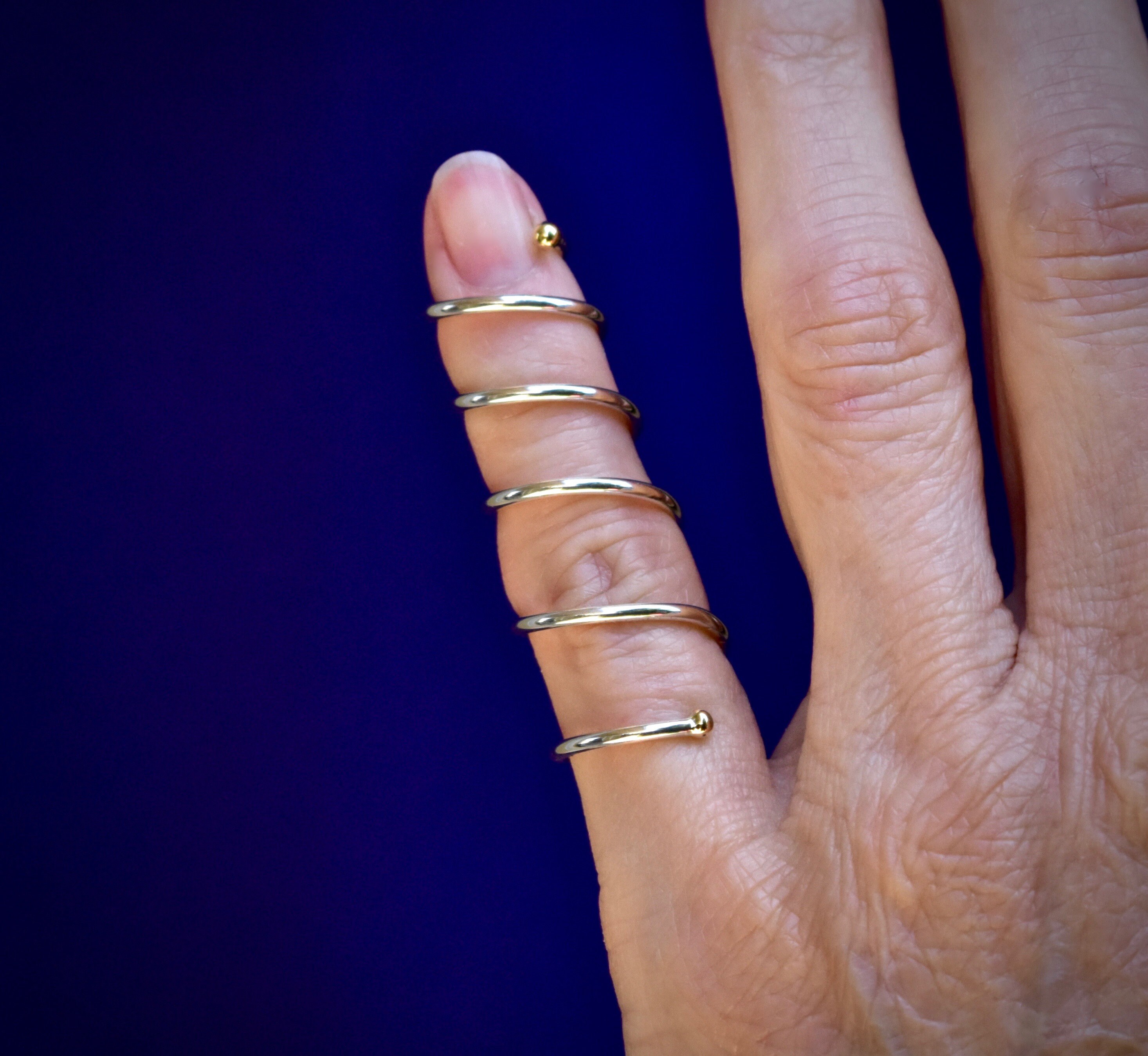 Arthritic Finger Splint-22 Spring Hand Made Sterling Silver - Etsy