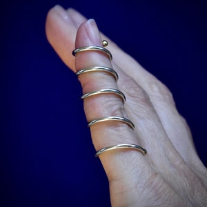 Arthritic Finger Splint-22 Spring Hand Made Sterling Silver Finger ...