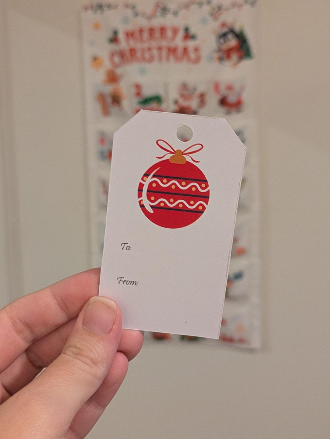 Printable Christmas Gift Tags | Cute Cartoon Tags | DIY Xmas Wrapping ...