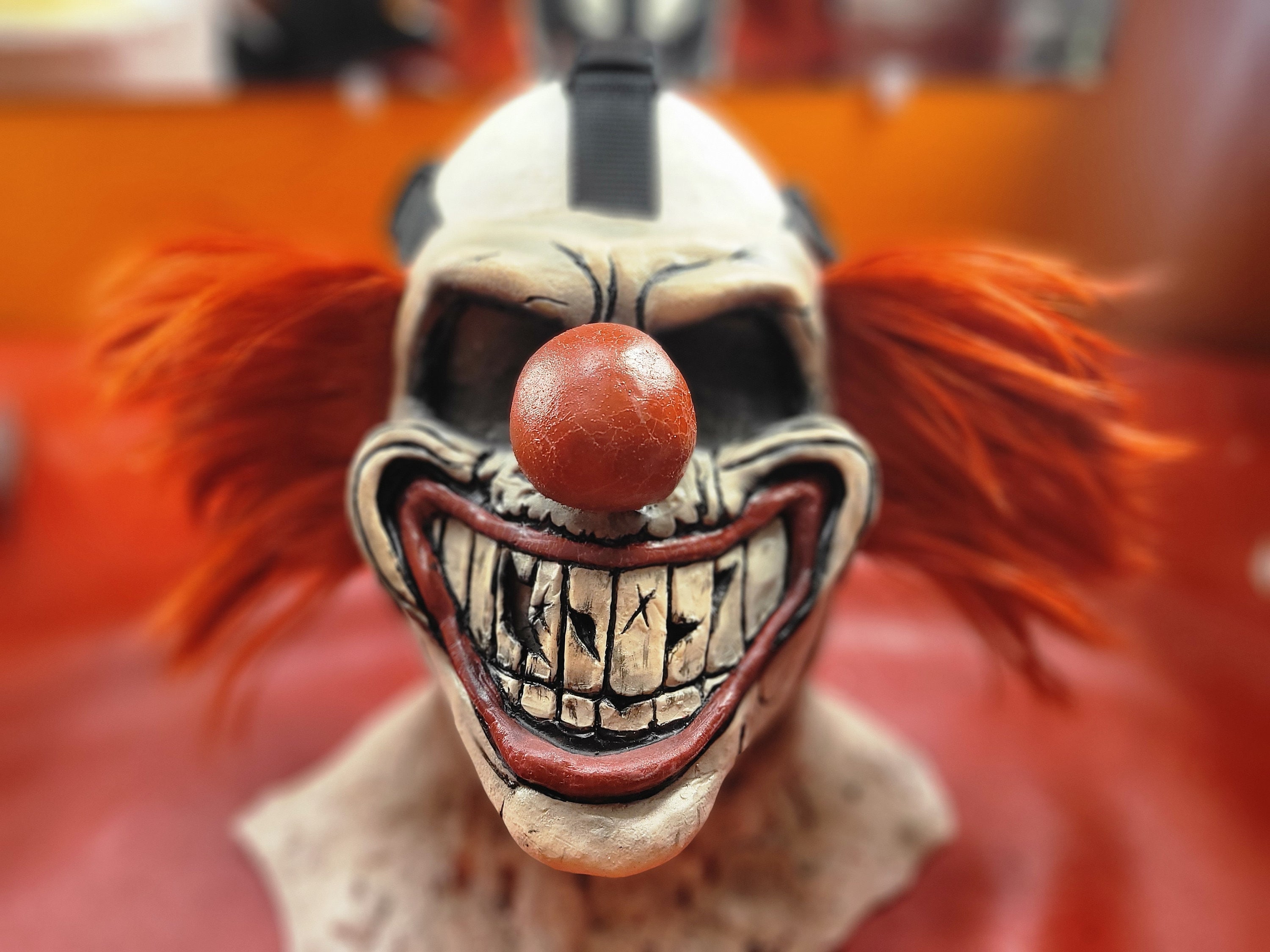 Twisted Metal Sweet Tooth Clown Latex Mask - Etsy UK