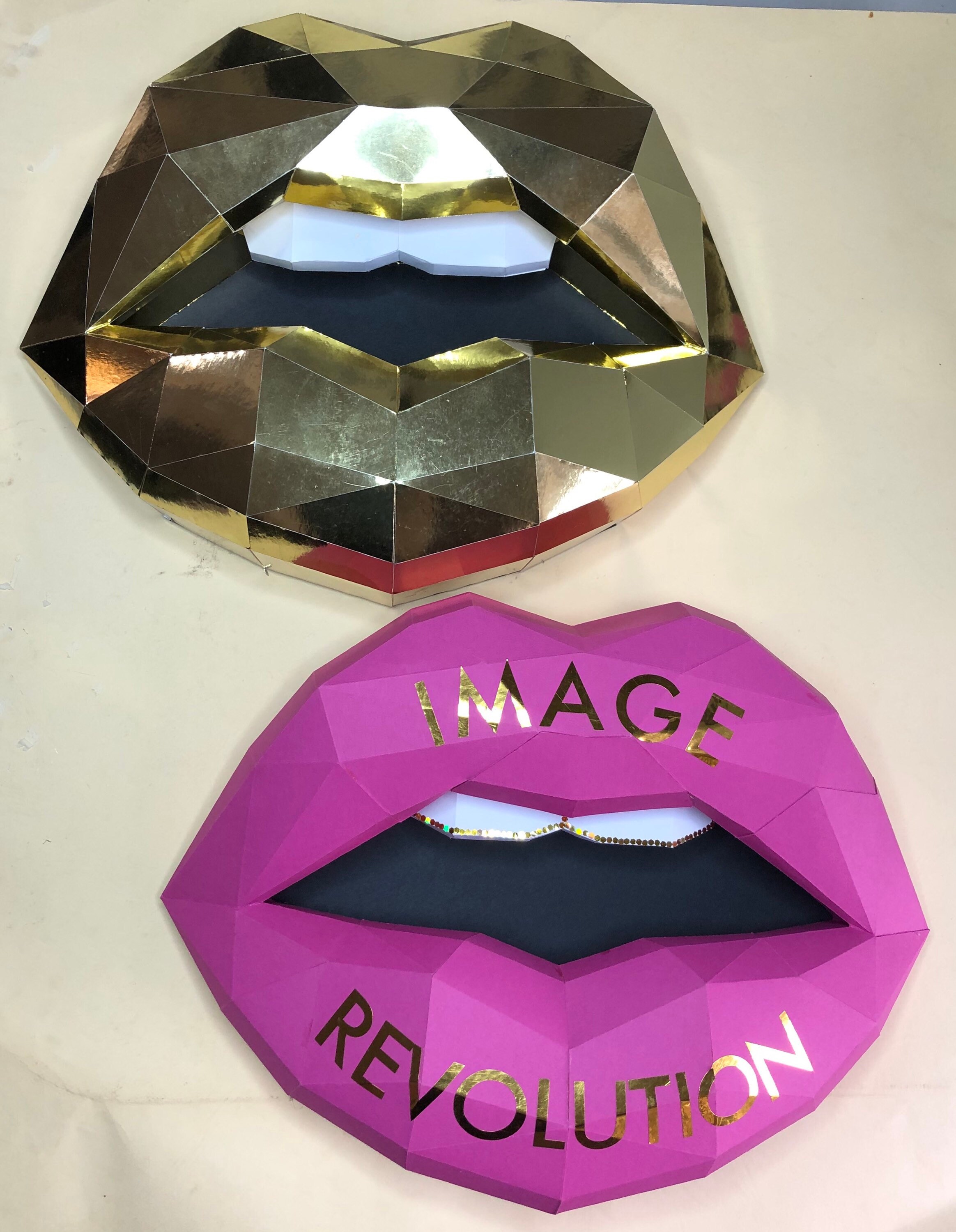Glitter Teeth Lip Filler Art | Skin Clinic Decor | Med Spa Decor | Lip ...
