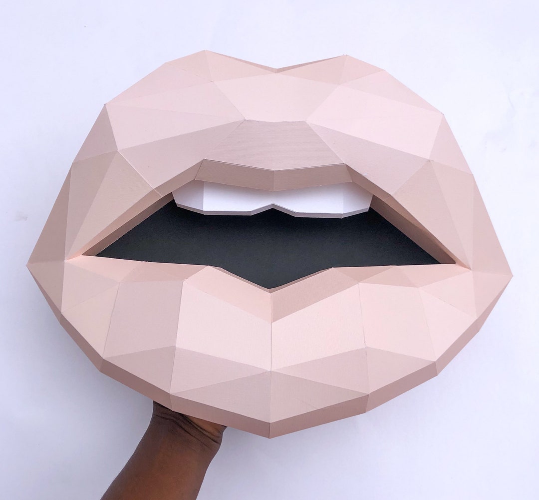 Lip Art for Home Studio Office, Salon | Gift for Makeup Artist or ...