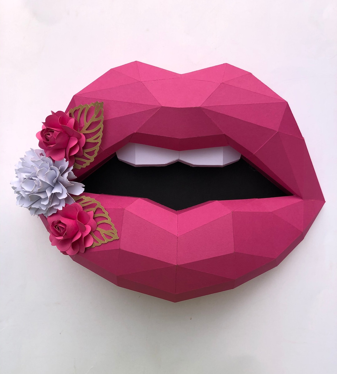 Lip Art for Home Studio Office, Salon | Gift for Makeup Artist or ...