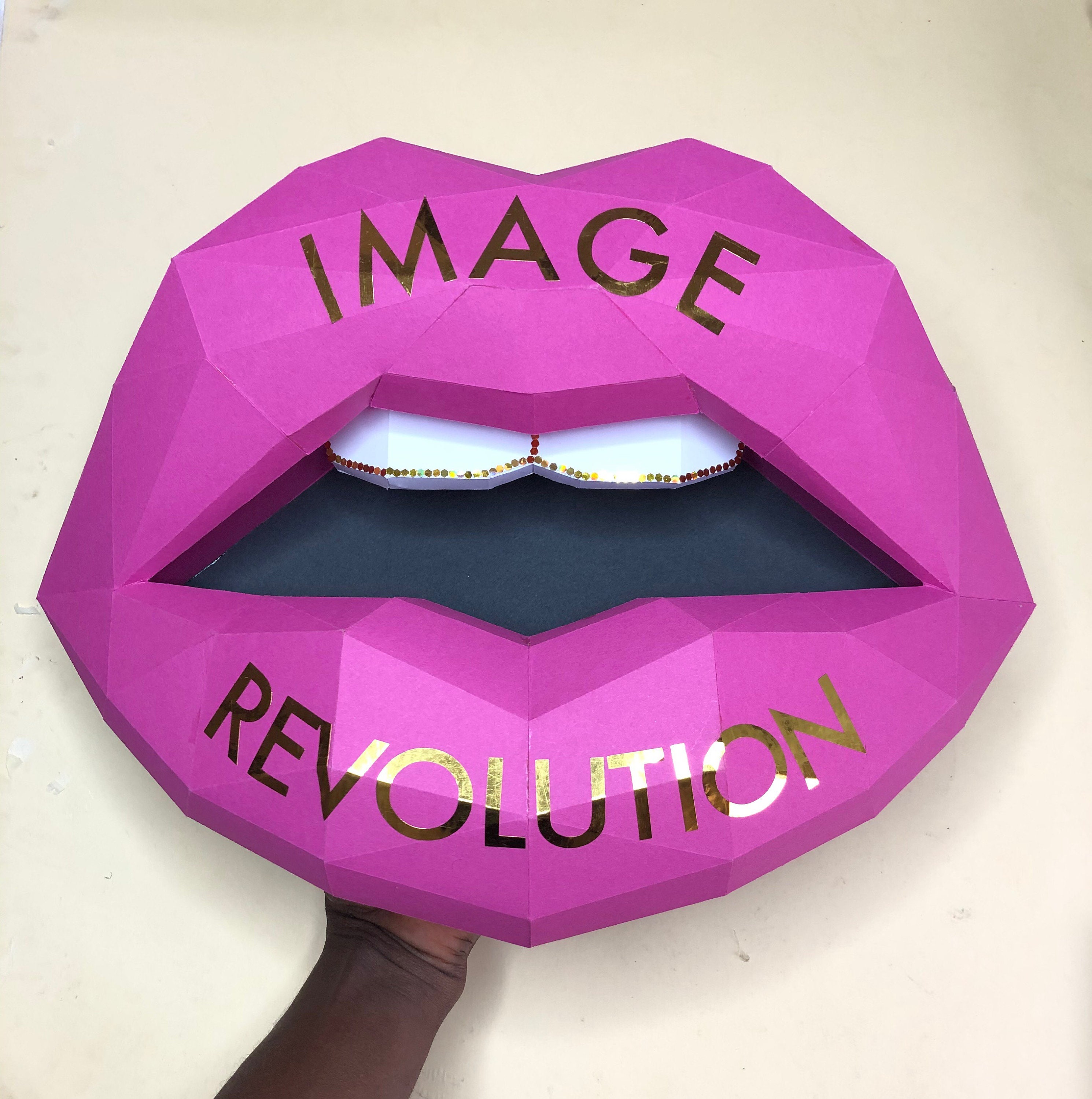 Glitter Teeth Lip Filler Art | Skin Clinic Decor | Med Spa Decor | Lip ...