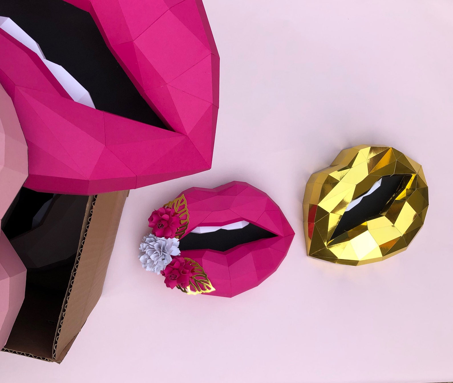 Gift for Makeup Artist | Gift for Her | | Lips Wall Art | Dentist Gift ...