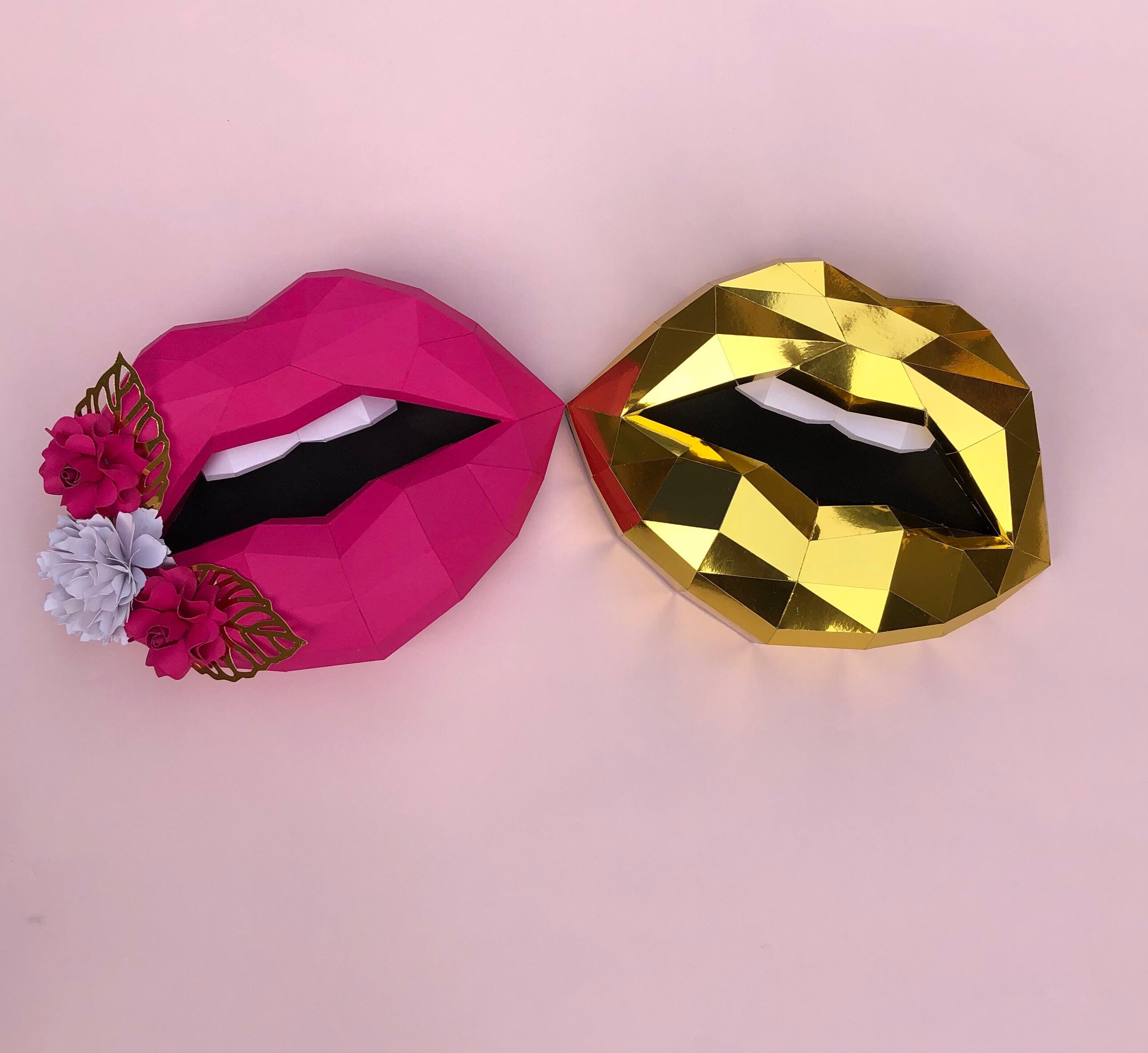Gift for Makeup Artist | Gift for Her | | Lips Wall Art | Dentist Gift ...