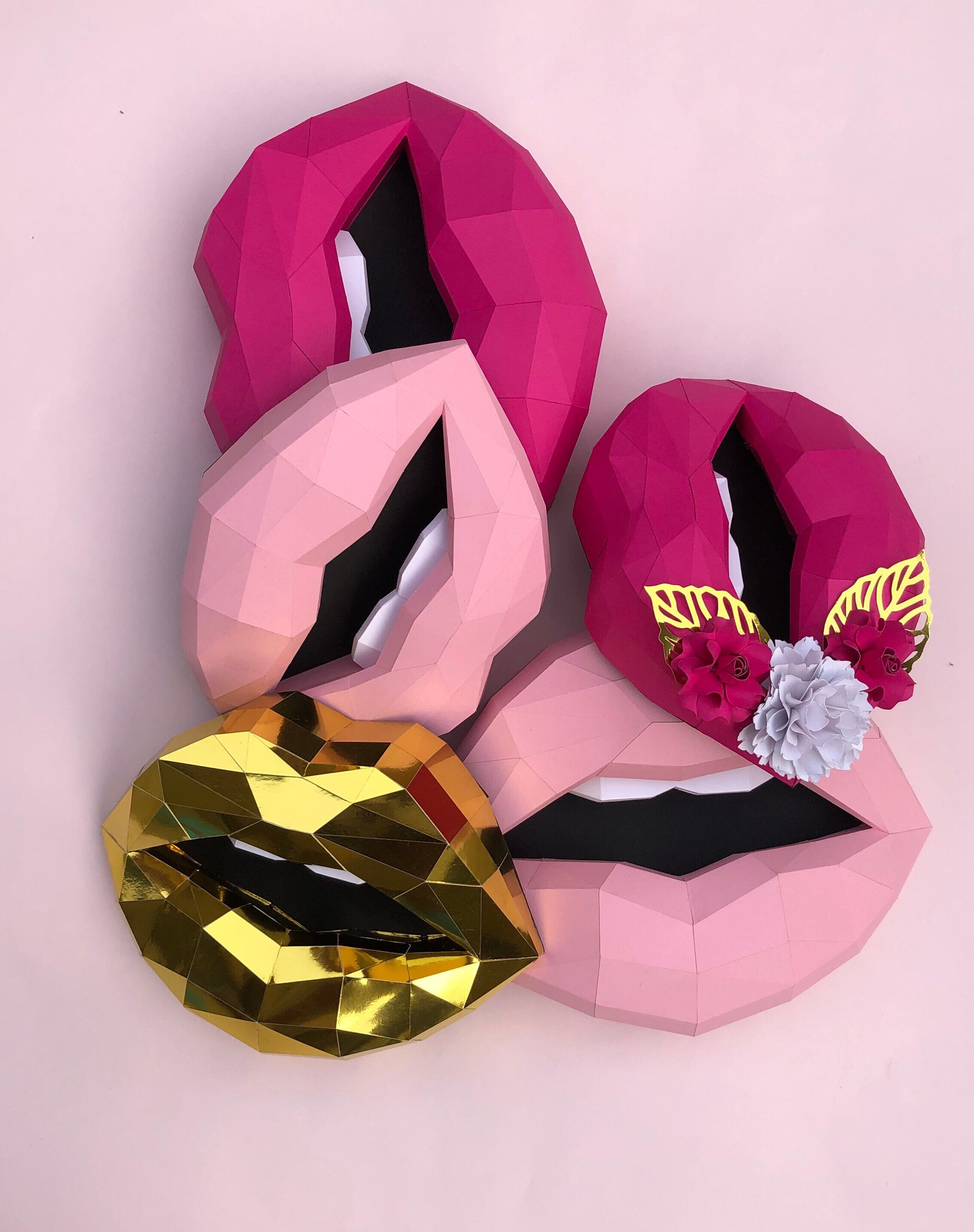 Gift for Makeup Artist | Gift for Her | | Lips Wall Art | Dentist Gift ...