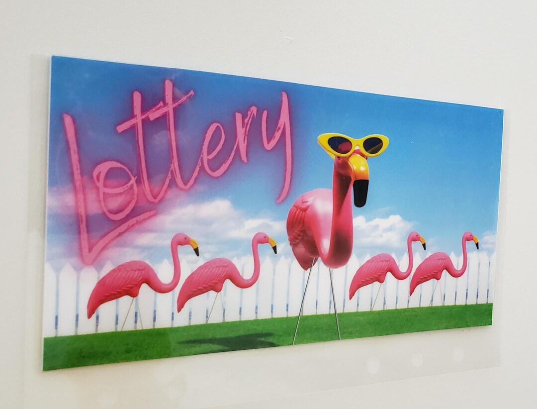 Lottery Flamingo Themed Cash Envelope - Etsy