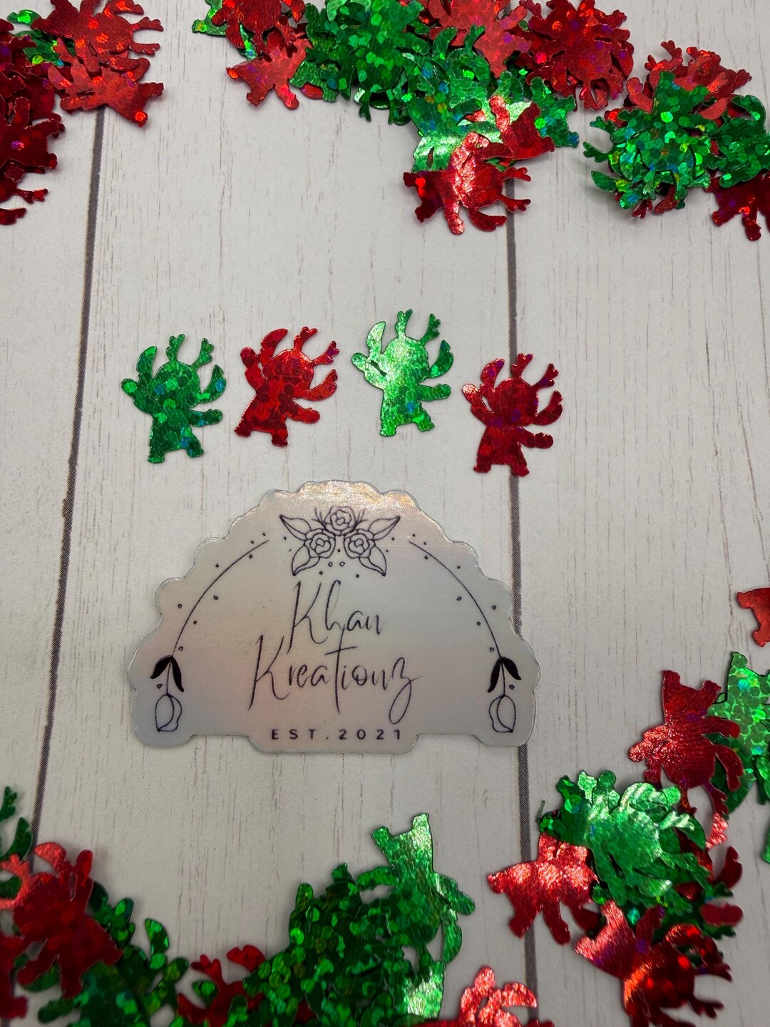 Reindeer Blue Alien Inspired Confetti Glitter / Perfect for Snow Globe ...