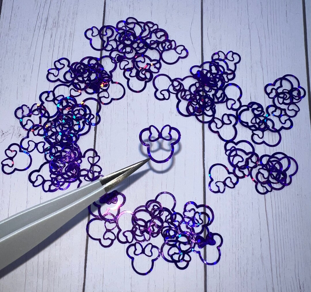 Mouse With Bow Inspired Confetti Glitter / Perfect for Snow Globe ...