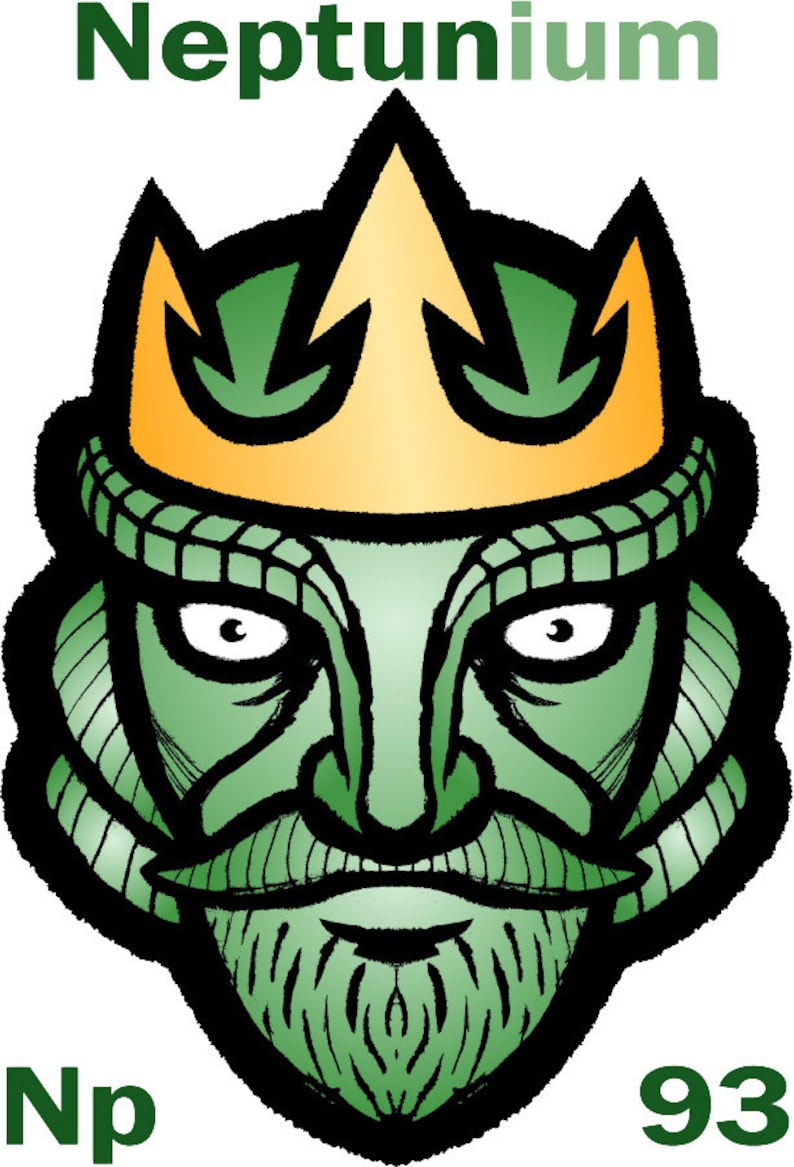 The Cartoon Periodic Chart Poster - Etsy