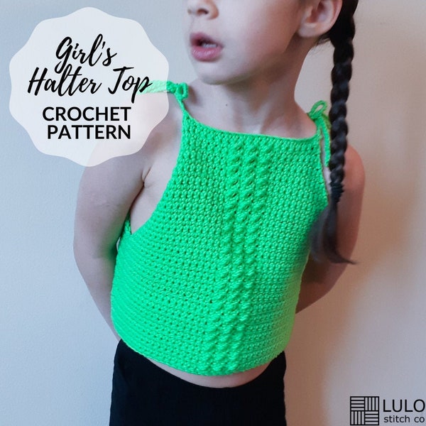 Girls Halter Top - Etsy