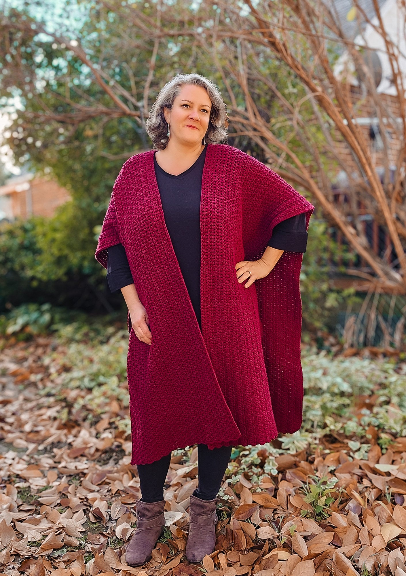 Easy Crochet Ruana Pattern: Beginner-friendly Modern Design (digital ...