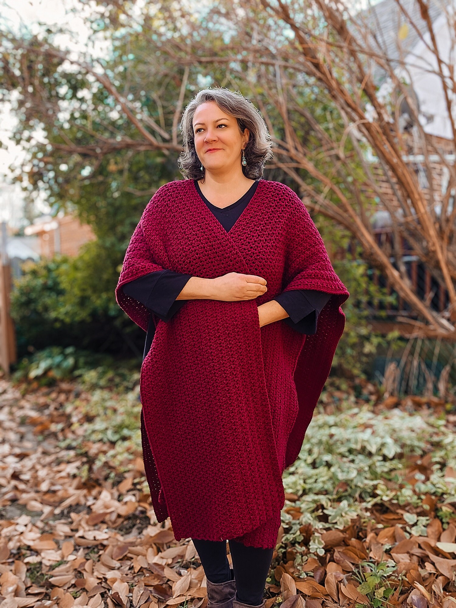 Easy Crochet Ruana Pattern: Beginner-friendly Modern Design (digital ...